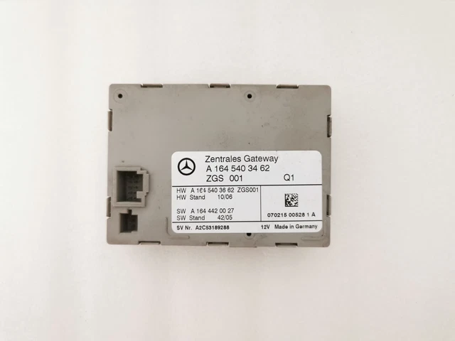 MERCEDES ML W164 control unit ZV central gateway module modules ...