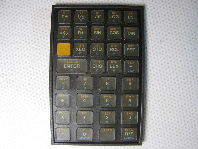 RARE HP 82200A Keyboard Touchpad Overlay For Use With The Hp 41C/Cv/Cx ...