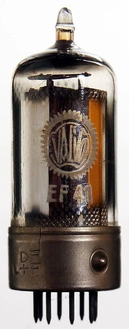 EF41 PENTODE, &GUT& geprüft, von Valvo, mit Metallsockel ID18339 EUR 18 ...