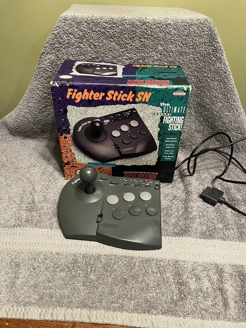 VINTAGE 1993 ASCIIWARE Super Nintendo Fighter Stick SN with Box Tested ...