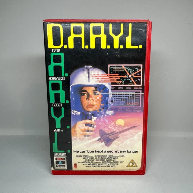 D.A.R.Y.L. VHS VIDEO Tape PAL Simon Wincer 1985 Sci-Fi Movie £9.99 ...