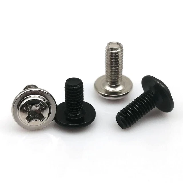 M3 PHILLIPS ROUND Washer Head PC Case Motherboard DVD Rom Screw Bolt ...