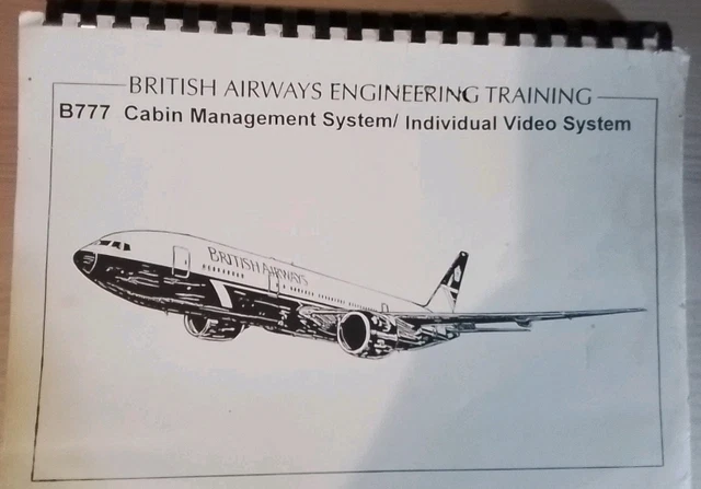 BRITISH AIRWAYS B777 Cabin Management System/Individual Video System ...