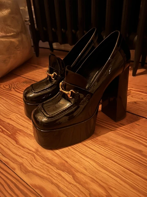 RUSSELL & BROMLEY Platform Brat Patent Heels Shoes Uk 6 Eu 39 £40.00 ...