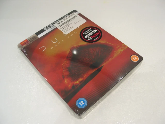DUNE : PART Two UK HMV Exclusive 4K Ultra HD Limited Editio Steelbook ...