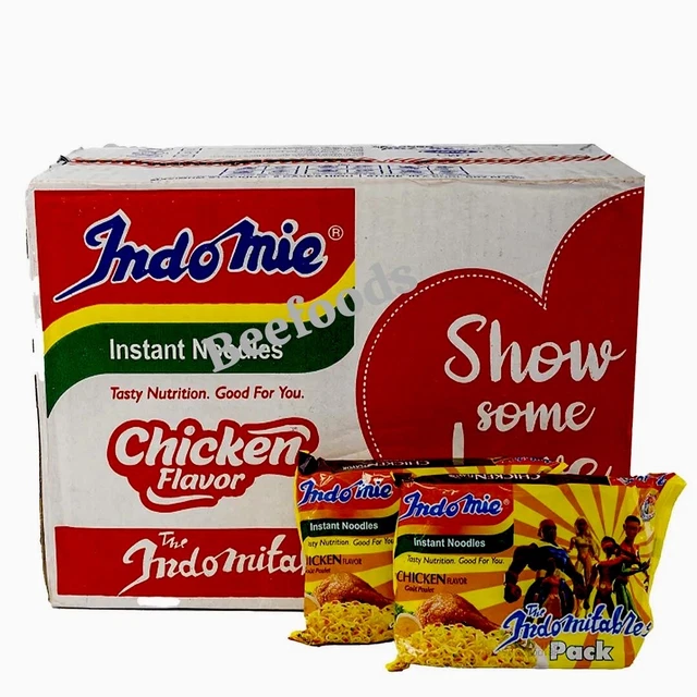 NIGERIAN INDOMIE INSTANT Noodles Indomitable Chicken Flavour 70g (Pack ...