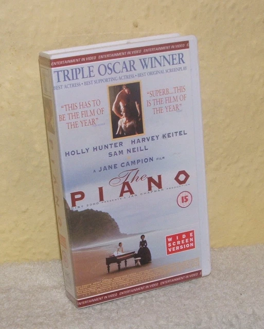 THE PIANO - Widescreen VHS - Holly Hunter, Sam Neill, Harvey Keitel £6. ...