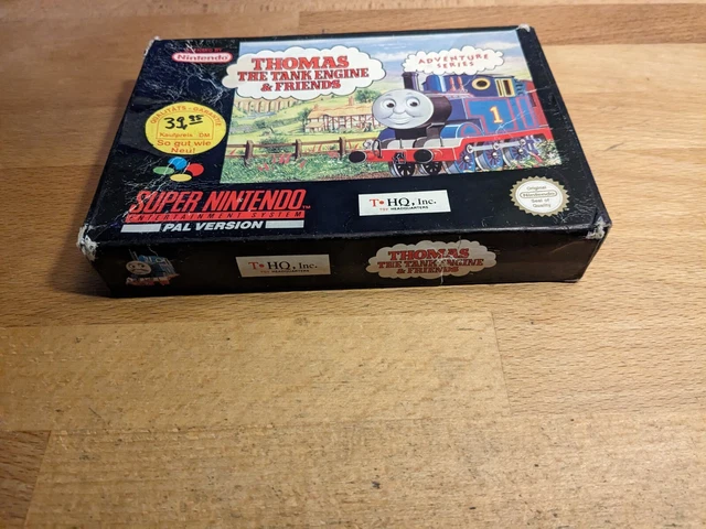 THOMAS THE TANK Engine and Friends Super Nintendo SNES Boxed PAL CIB ...