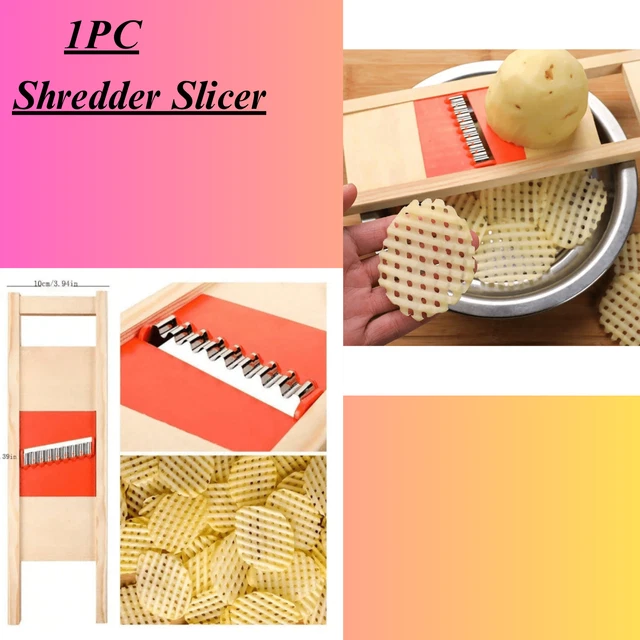 POTATO CHIPS SLICER Waffle Grid French Fries Slice Maker £4.99 ...