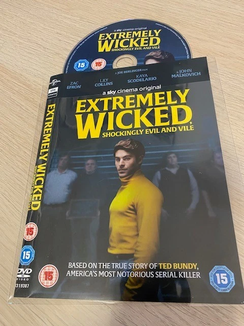EXTREMELY WICKED, SHOCKINGLY Evil and Vile DVD (2019) NO CASE £2.10 ...