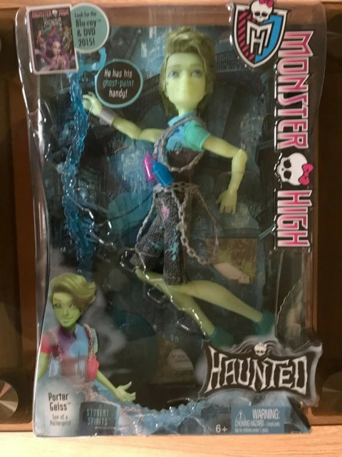 MONSTER HIGH PORTER Geiss Haunted Doll (2016) CGV19 ~Brand NEW~ £79.90 ...