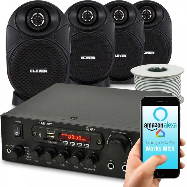 BAR/RESTAURANT BLUETOOTH WALL Speaker System - Background Music ...