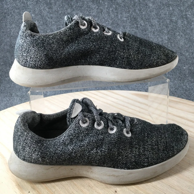 ALLBIRDS SCHUHE DAMEN 8 Wollläufer Sneaker grau Schnürung Komfort ...