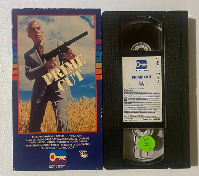 VHS: PRIME CUT (1972): Lee Marvin, Gene Hackman, Sissy Spacek: Key ...