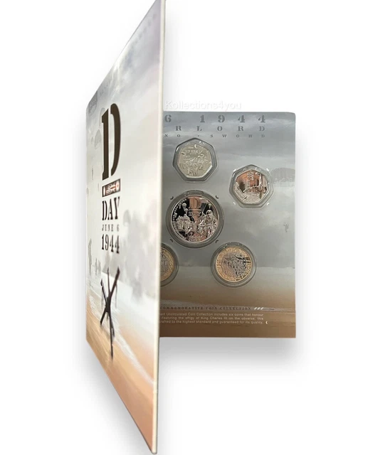 D-DAY 80TH ANNIVERSARY 2024 BU Coin Set - 50p Coins $185.06 - PicClick CA