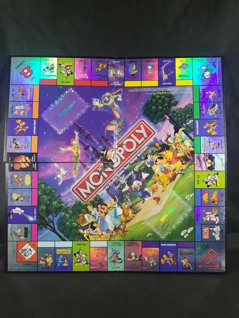 THE DISNEY LIMITED Edition Monopoly Board Game Replacement Mat Foil ...