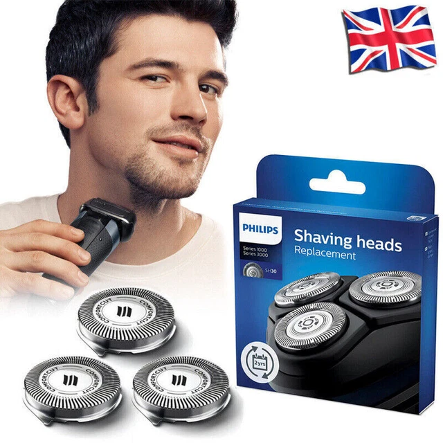 PHILIPS GENUINE REPLACEMENT Shaver Shaving Heads for 3000/1000 Series ...