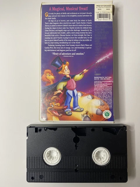 ALL DOGS GO to Heaven 2 (VHS, 1996, Clam Shell Family Entertainment) $7 ...