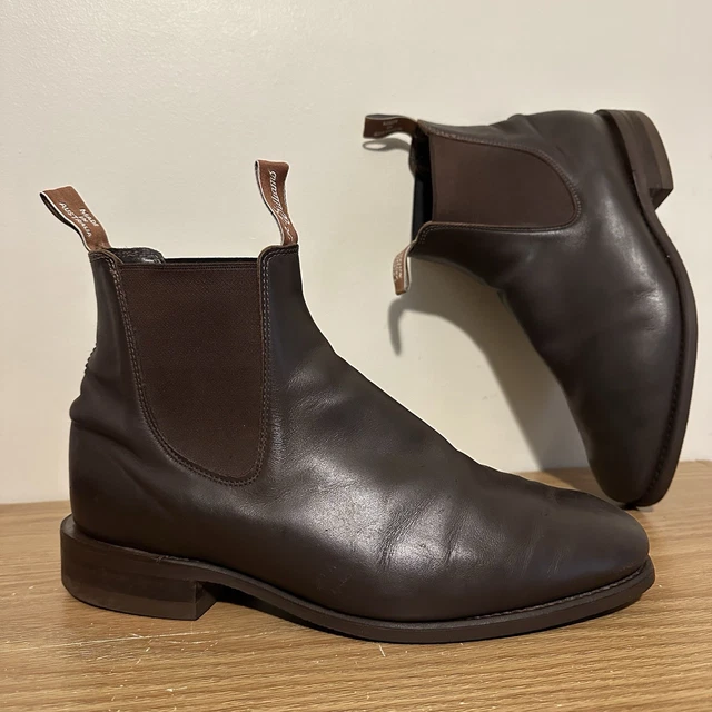 RM WILLIAMS MEN’S Boots Size 9.5 10.5 US Brown Leather Craftsman ...