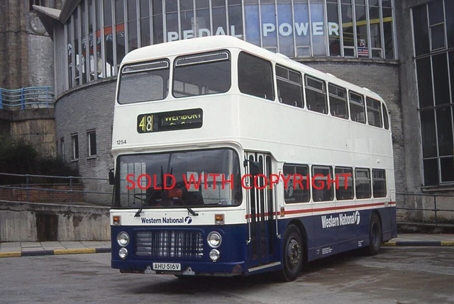35MM ORIGINAL BUS slide First Western National AHU 516V (Ex Bristol) £5 ...