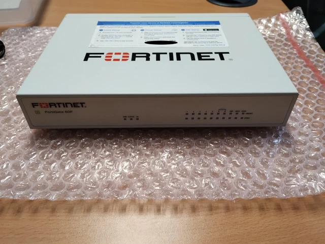 FORTINET - FORTIGATE 60F Firewall and Power Supply £250.00 - PicClick UK