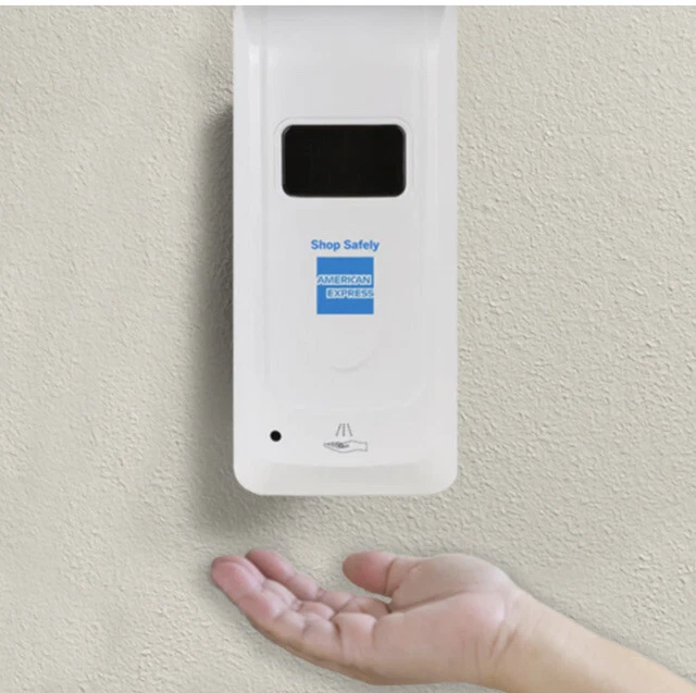 2X COMMERCIAL AUTOMATIC Soap/Sanitizer Dispenser Touchless Wall Mount ...