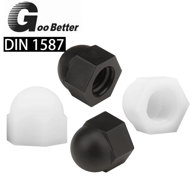 M3 M4 M5 M6 M8 M10 M12 Dome Nuts Hex Domed Nuts Nylon - Din 1587 EUR 1,27 - PicClick FR