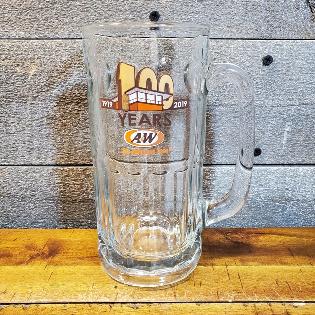 A&W ROOT BEER 100 Year Anniversary 1919 - 2019 Soda Float Glass Handle ...