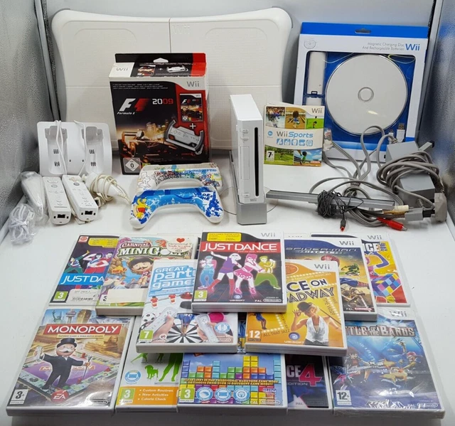 NINTENDO WII CONSOLE Bundle 16 Games, Wii Fit Plus Board and Accessories £69.99 - PicClick UK