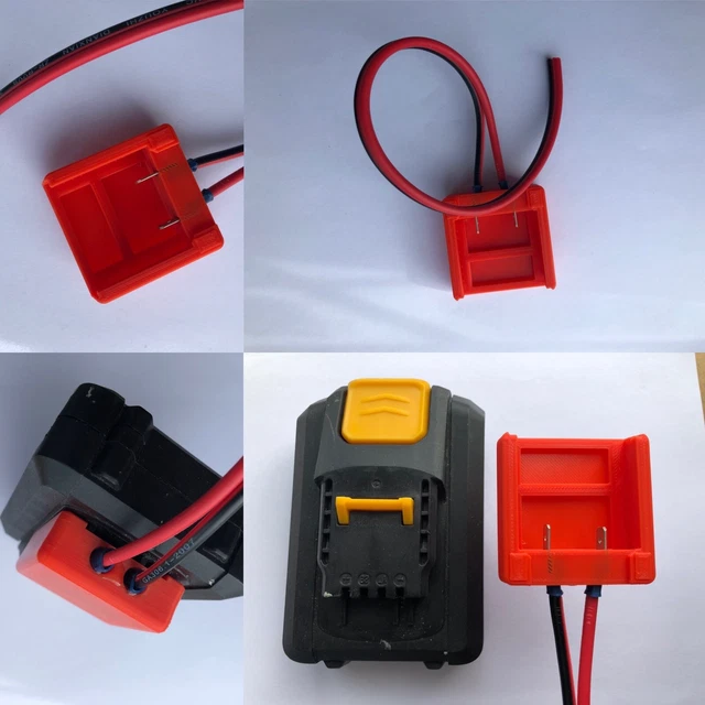 TITAN 18V 1.5AH Li-ion Drill Battery Cable Connect Output Adapter ...