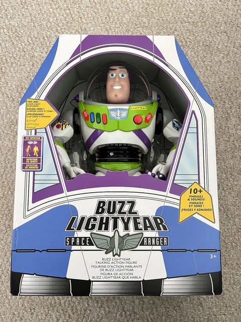 DISNEY BUZZ LIGHTYEAR Interactive Talking Action Figure Toy - Brand New ...