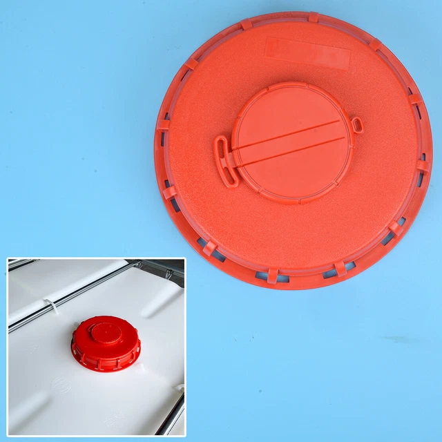 WATER TANK GALLON IBC Tote Reservoir Vented Schutz Respiratory Cover ...