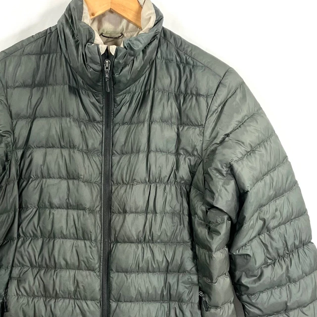 REI CO OP Lightweight Down Puffer Jacket Olive Green Full Zip Men's ...
