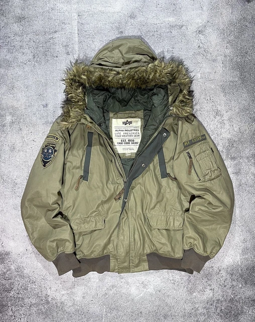 ALPHA INDUSTRIES RESCUE Squad Parka Bomber A159 Mountain Size XL- XXL £ ...