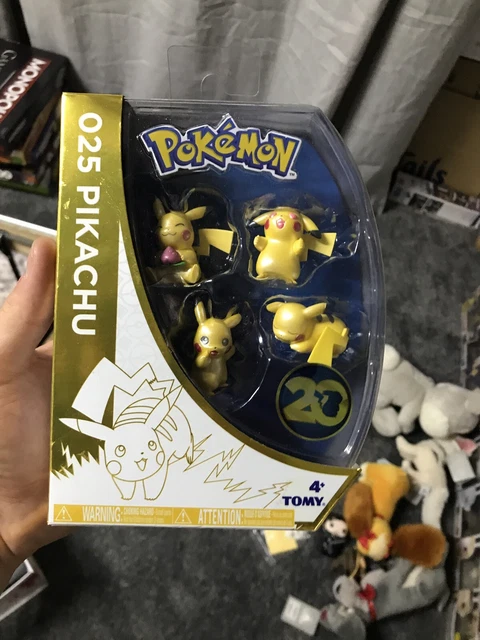 POKEMON 025 PIKACHU 20th Anniversary Limited Edition Figures TOMY ...