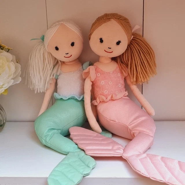 JELLYCAT MERMAID MILLIE and Maddie Shellbelle mermaid doll Excellent ...