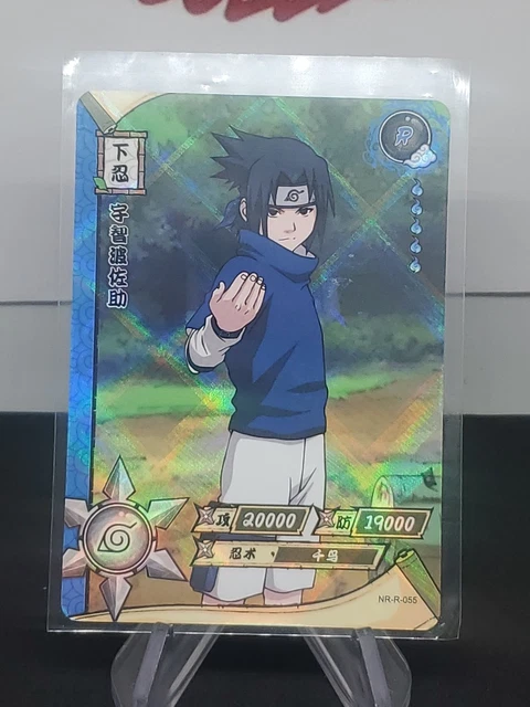 NARUTO KAYOU CARD Sasuke Uchiha Rare CCG TCG Holo NR-R-068 £2.85 ...