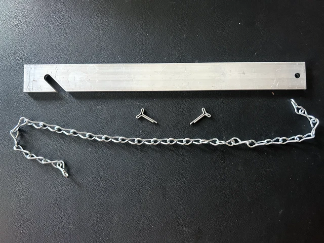 FIRE EXTINGUISHER CABINET GLASS/PLEXIGLASS BREAKER BAR and CHAIN ...