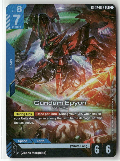 GUNDAM EPYON LEGEND Rare Dual Impact GD02-002 NM $27.62 - PicClick CA