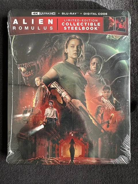 ALIEN ROMULUS STEELBOOK UHD + Blu-ray + Digital Code BRAND NEW, SEALED ...