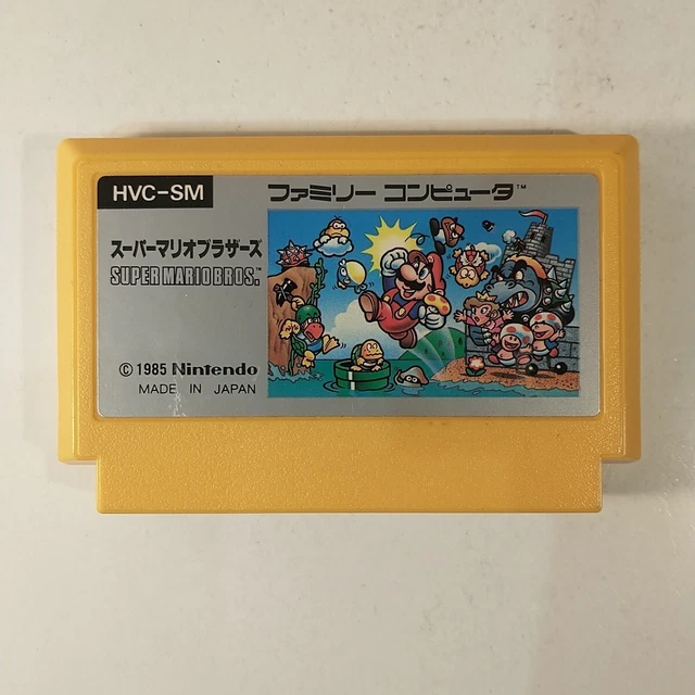 SUPER MARIO BROS. 1 (Nintendo Famicom FC 1985) Japanese NES NTSC-J ...
