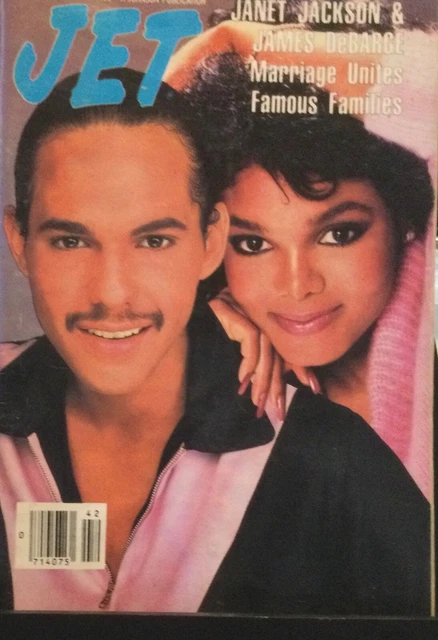 JET MAGAZINE, JANET Jackson Marriage to James DeBarge/Rene' Elizondo £5 ...