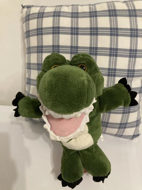 ALDI CROCODILE ALLIGATOR Hand Glove Puppet Soft Toy - Approx 12 Inches ...