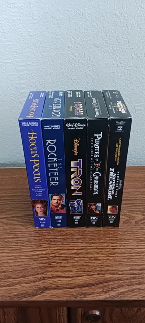 5 DISNEY LIVE Action Films On VHS - Slip Covers £40.11 - PicClick UK