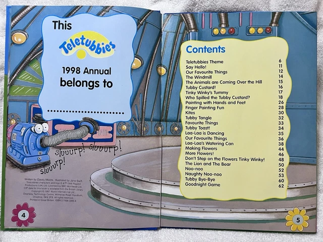 &TELETUBBIES& ANNUAL 1998 by Unnamed Hardback Book The Fast Free ...