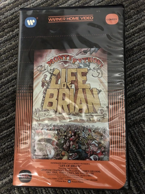 VINTAGE MONTY PYTHON Life of Brian 1979 VHS Clamshell Warner Home Video ...