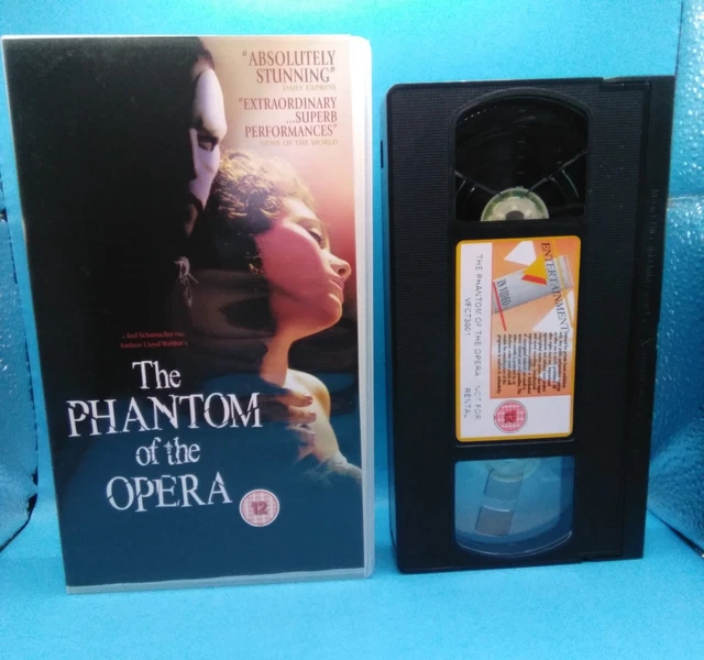 THE PHANTOM OF The Opera (VHS PAL, 2004) Andrew Lloyd Webber's Musical ...