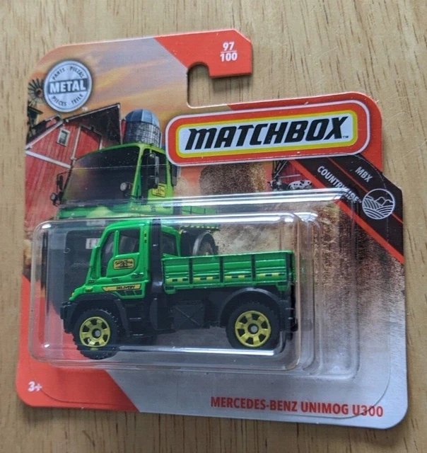 MATCHBOX GREEN MERCEDES-BENZ Unimog U300 Die-Cast MBX 97/100 (Short ...