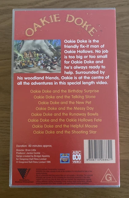 Oakie Doke Oakie Doke And The Birthday Surprise Pal Vhs Video Abc