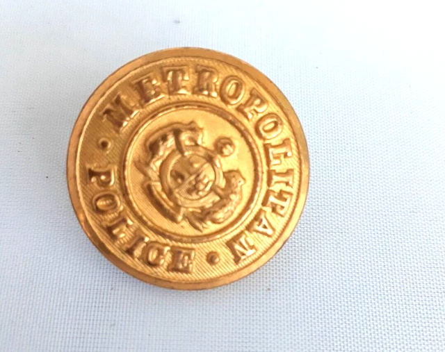 VINTAGE ST. LOUIS Metro Police Uniform Button by Waterbury Scovill ...
